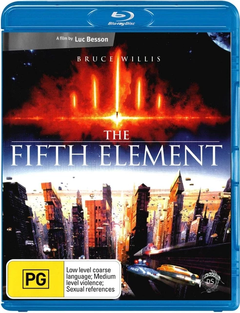 FIFTH ELEMENT (BLU-RAY) Bruce Willis Gary Oldman Chris Tucker Milla ...