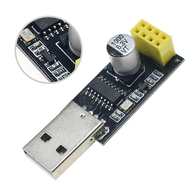 FOR ARDUINO COMPATIBLE WiFi USB Adapter ESP8266 ESP01S Transceiver for ...