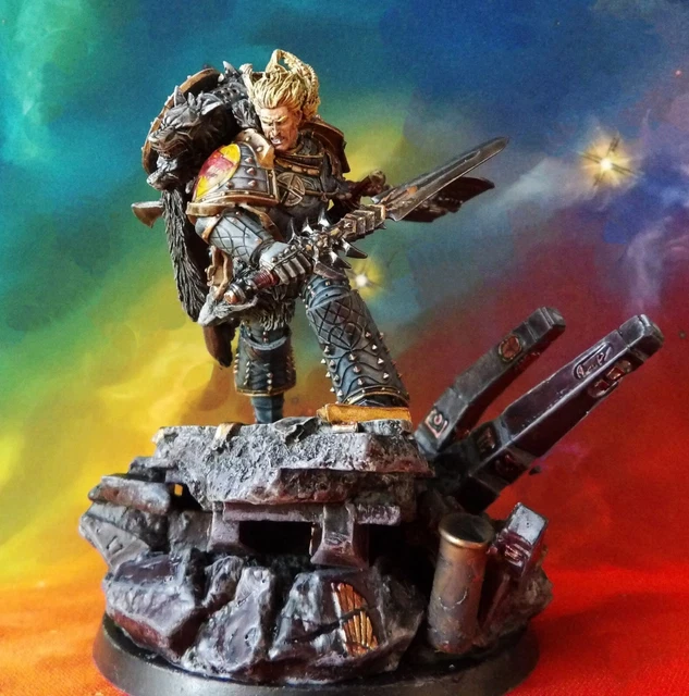 WH40K , 30K: Forgeworld primarch Leman Russ of Space wolves horus ...