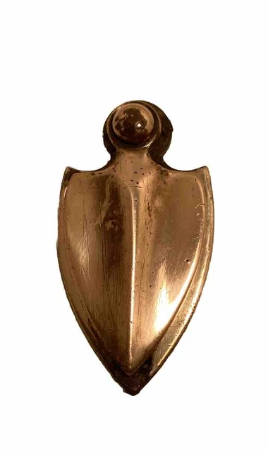 VINTAGE VICTORIAN COPPER Shield Escutcheon Reclaimed Restored Keyhole ...