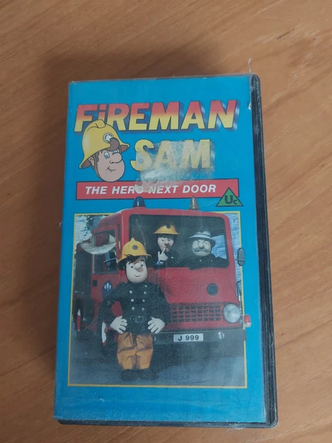 VINTAGE VHS VIDEO Cassette. Fireman Sam " The Hero Next Door " . Cat U ...