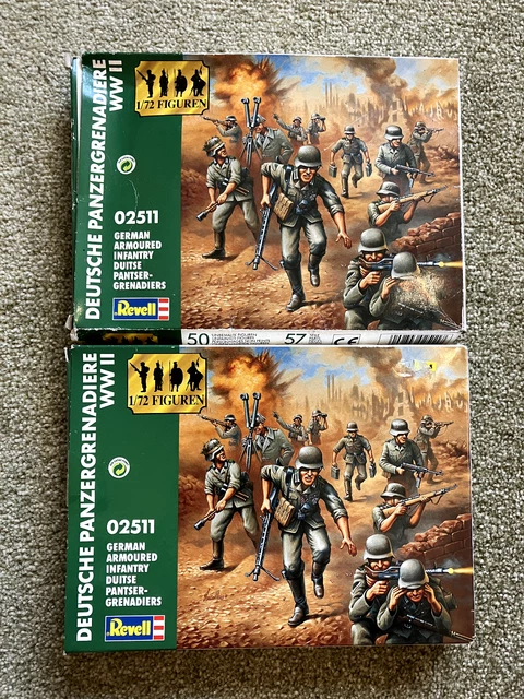 REVELL 02511. DEUTSCHE GEPANZERTE INFANTERIE. Zweiter Weltkrieg. 1/72 ...