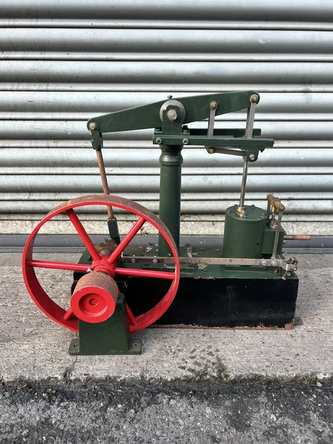 LARGE SCRATCH-BUILT LIVE Steam Beam Engine/ Stationary Engine Model ...