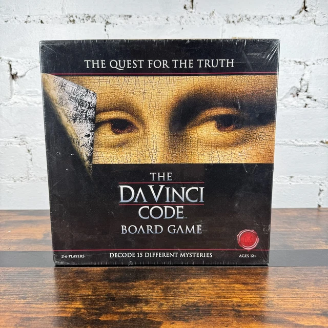THE DA VINCI Code Board Game Decode 15 Different Mysteries 2-6 Players ...