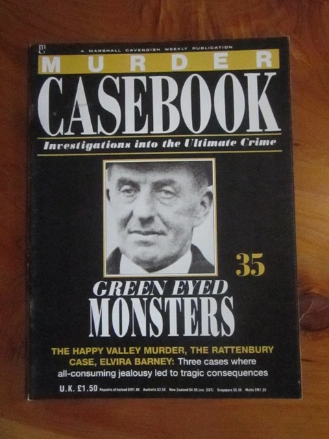 Magazine Murder Casebook Green Eyed Monsters No 35 Great Must See