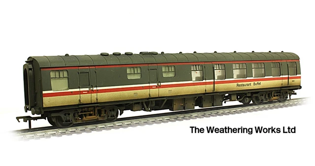BOXED BACHMANN BR InterCity Mk1 Restaurant Buffet Coach *WEATHERED LOOK ...
