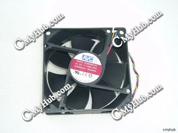 AVC DL08025R12U PS41 DC12V 0.50A 8025 8CM 80MM 80X80X25MM 4pin Cooling Fan $24.19 - PicClick AU