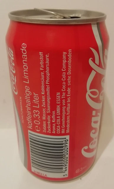 LEERE GETRÄNKEDOSE COCA-COLA WM94 mit Unterschriften Fussball ...