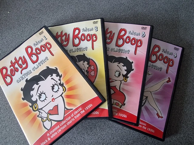 BETTY BOOP - Classic Cartoons Collection Volume 1-4 DVD Kids Set ...