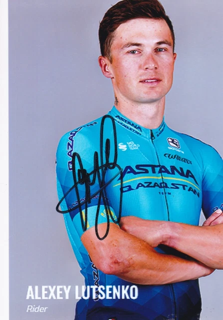 AUTOGRAMMFOTO,TEAM ASTANA QAZAQSTAN 2023,sig.Alexey Lutsenko,Tour de France 2023 EUR 3,00 ...