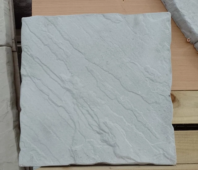 18& X 18" Riven Paving Slabs -Natural Concrete Colour £3.25 - PicClick UK