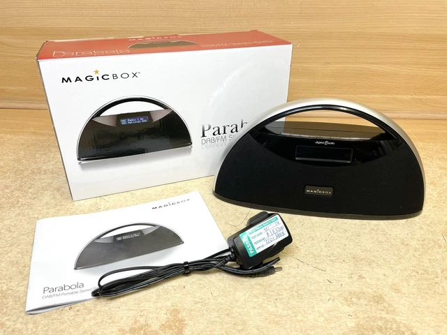 MAGICBOX PARABOLA DIGITAL DAB Radio with Charger & Box Kitchen £24.99 ...