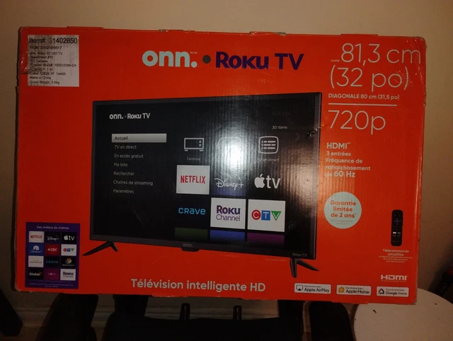 32” CLASS HD LED Roku Smart Television ONN $136.00 - PicClick CA
