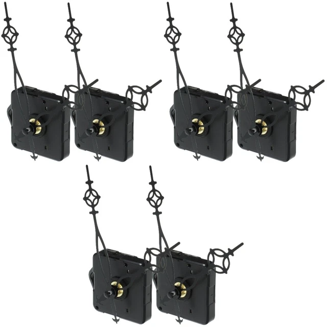 6 SETS OF Wall Clock Mechanisms DIY Repair Clock Movements High-torque ...