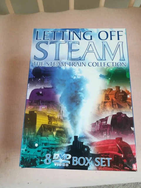 LETTING OFF STEAM-THE Steam Train Collection 8 DVD Box Set New £25.00 ...