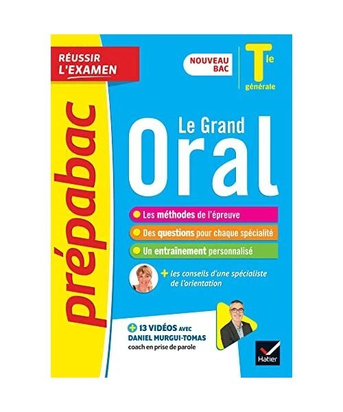 PRÉPABAC LE GRAND Oral Tle générale - Bac 2023: nouveau bac, Maréchal ...
