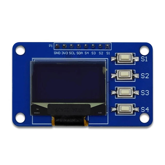 0.96 INCH OLED Display Module 12864 Screen Module with Matrix & 4 ...