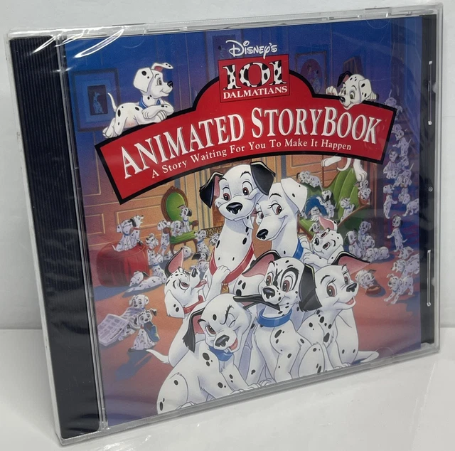 NEW! 101 DALMATIANS Animated Storybook (CD Rom, Disney, OOP) Canadian £ ...