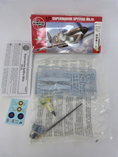 AIRFIX SUPERMARINE SPITFIRE Mk.Ia Model Kit A68206 - Unchecked - E71 ...