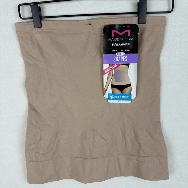 MAIDENFORM FLEXEES 3XL Shapes Cool Comfort Firm Waist Cincher Nipper ...