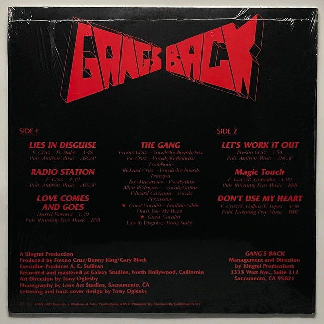 RECORD (LP) SOUL Gangs Back / Lies In Disguise $978.09 - PicClick CA