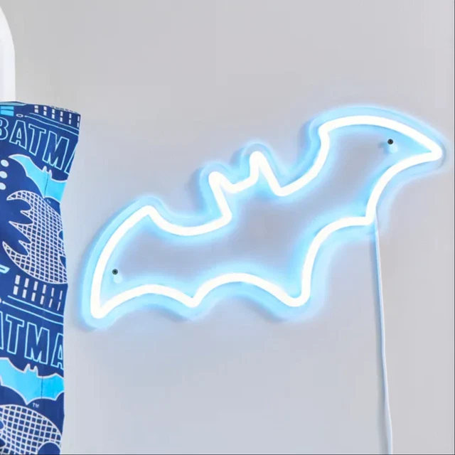 BATMAN NEON SIGN LED Wall Light USB Powered Acrylic DC Comics £24.99 ...