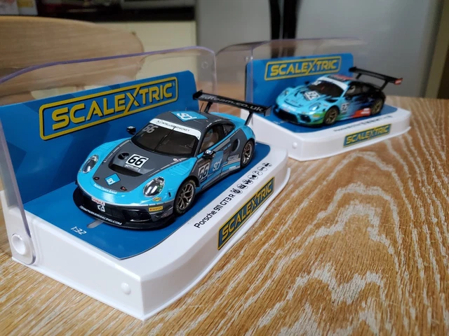 NEW SCALEXTRIC C4415 Porsche 911 GT3 R Team Parker Racing #66 British ...