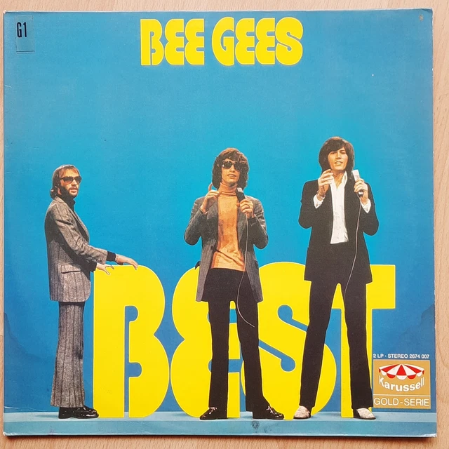BEE GEES - Best - 2-LP Karussell Gold-Serie (1973) Wasserschaden! EUR 3 ...