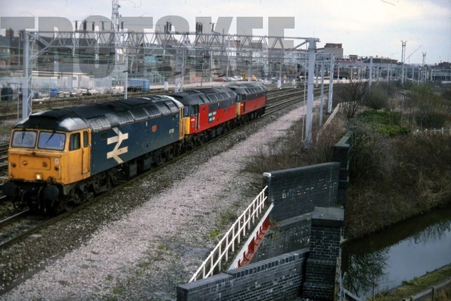 35MM SLIDE BR British Rail Diesel Loco Class 47 47513 Stoke 1996 Orig £4.98 - PicClick UK