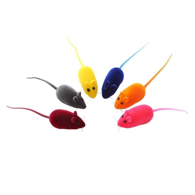.PET CAT TOYS, Enamel Plush Mice, Make Noise, Play new~ Cat USD Toys ...