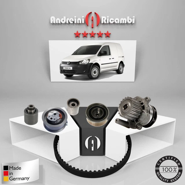 KIT COURROIE DE Distribution+Pompe à Eau Xvolkswagen Caddy III 1.6 Tdi ...