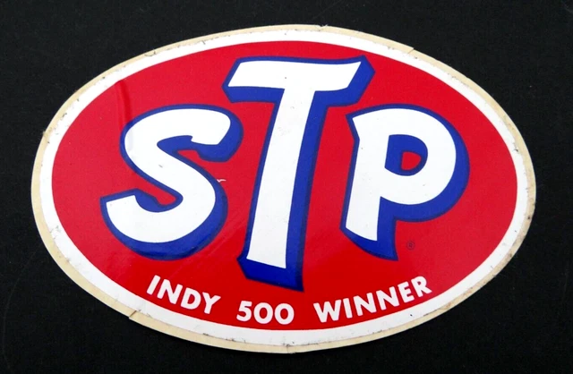 WERBE-AUFKLEBER STP LOGO Indy 500 Winner Indianapolis Nascar Motorsport ...