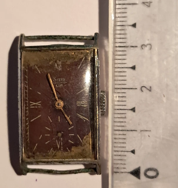 MONTRE TANK SAM fabrication Lip ancienne art deco EUR 35,00 - PicClick FR