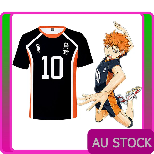 ANIME HAIKYUU!! HAIKYUU Costume Karasuno High School Shoyo Hinata ...