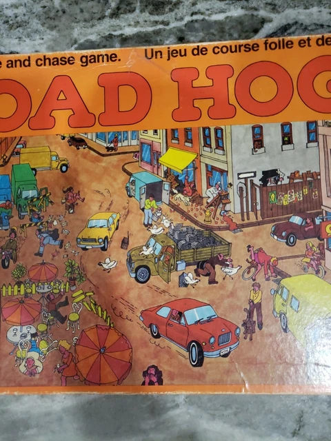 VINTAGE RARE 1975 ROAD HOG Waddingtons House of Board Games Race Family ...