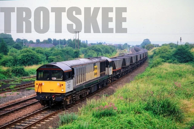35MM SLIDE BR British Rail Diesel Loco Class 58 58045 Toton 1992 ...