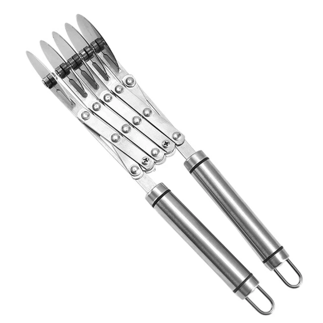 5 WHEEL PASTRY Cutter Stainless Pizza Slicer Multi-Round Dough Cutter ...
