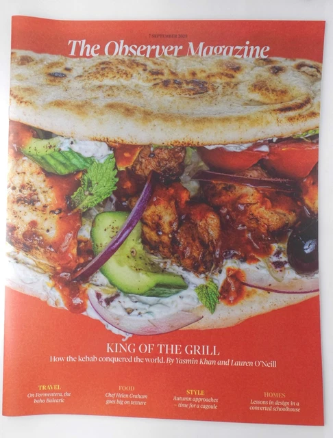 THE OBSERVER REVUE Complément Sunday 7th Septembre 2025 Kebabs, Voyage ...
