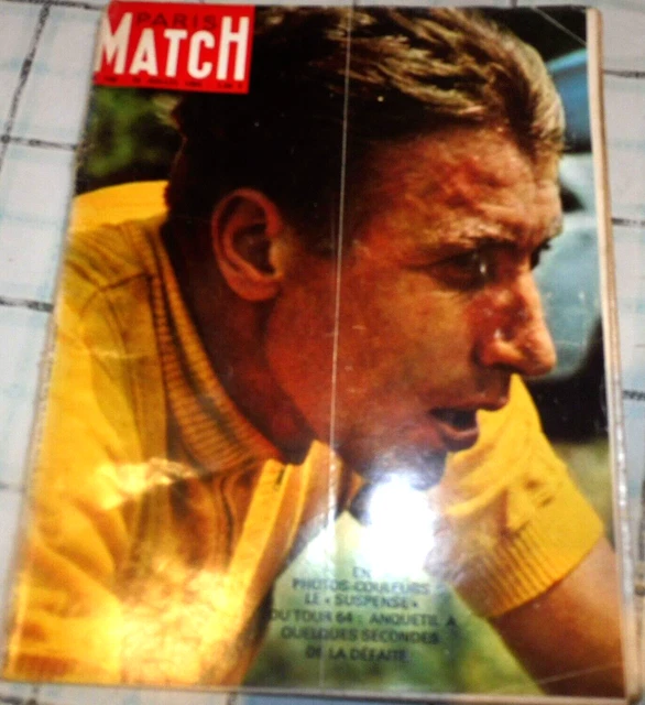 MAGAZINE PARIS MATCH N°798 - 25 Juillet 1964 - Velo Tour De France 64 Anquetil EUR 10,00 ...