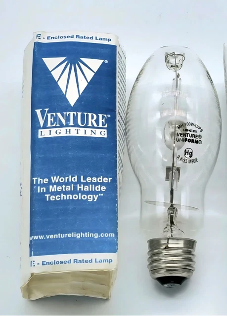VENTURE LIGHTING 27266 MH100W/U/PS 100W Metal Halide Light Bulb ED17 ...