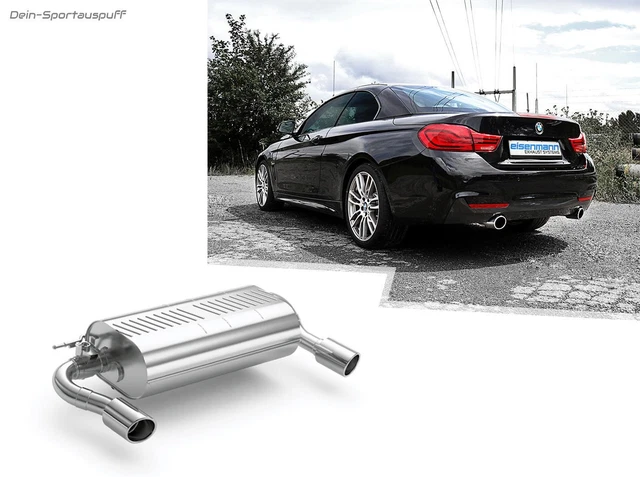 EISENMANN INOX LE Sport Échappement Duplex BMW 4er F32 F33 F36 430i Je ...