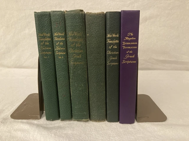 NEW WORLD TRANSLATION Watchtower Scriptures 8-Book Set £11.95 - PicClick UK