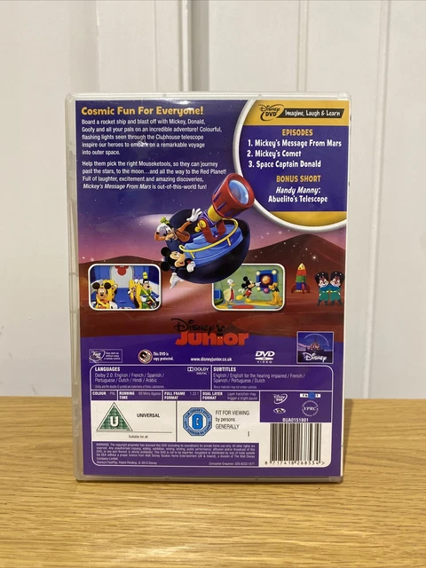 MICKEY MOUSE CLUBHOUSE - Mickey's Message From Mars (DVD, 2010) VGC ...