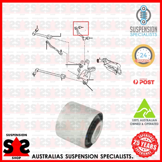 REAR AXLE UPPER Mounting, Control/Trailing Arm Suit GS EUR 33,74 - PicClick FR