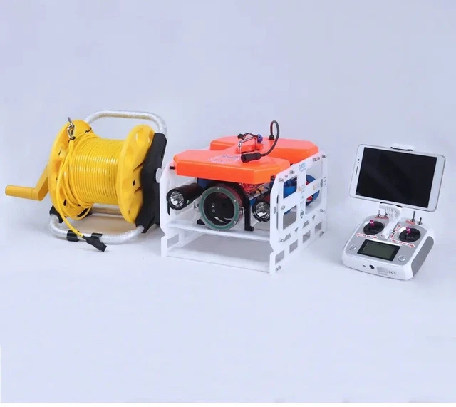 UNDERWATER SUBMARINE DRONE Camera Robot ROV Diver Sous Marin 100m Depth ...