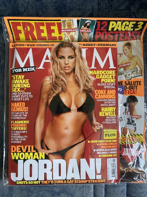MAXIM MAGAZINE JANUARY 2004 feat. Jordan on the Cover £15.99 - PicClick UK