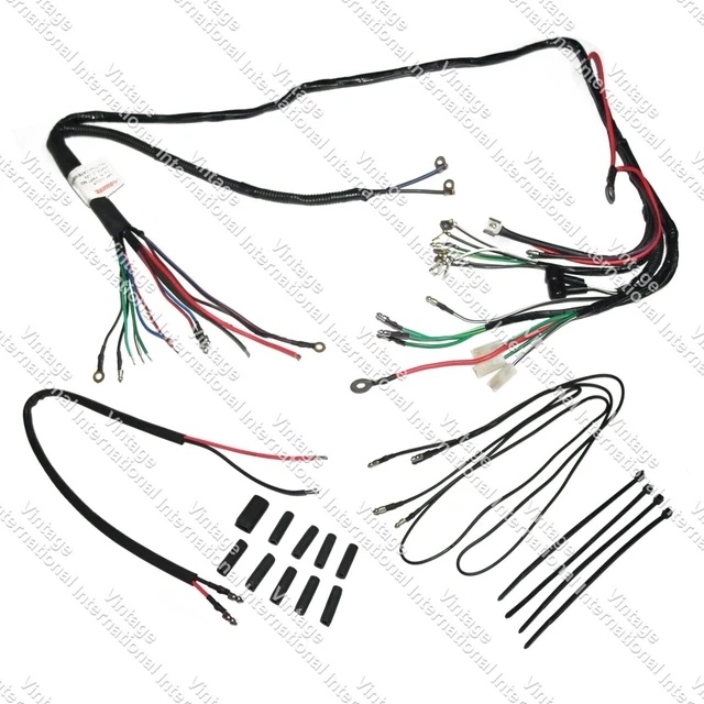 COMPLETE WIRING HARNESS 12v For Royal Enfield New £36.07 - PicClick UK