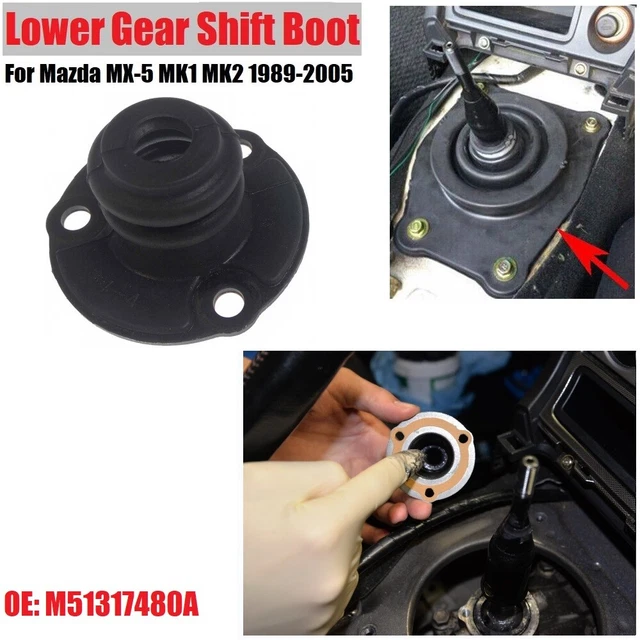 MX5 LOWER GEAR Lever Shift Boot Rubber Gaiter for Mazda MX-5 MK1 Mk2 ...