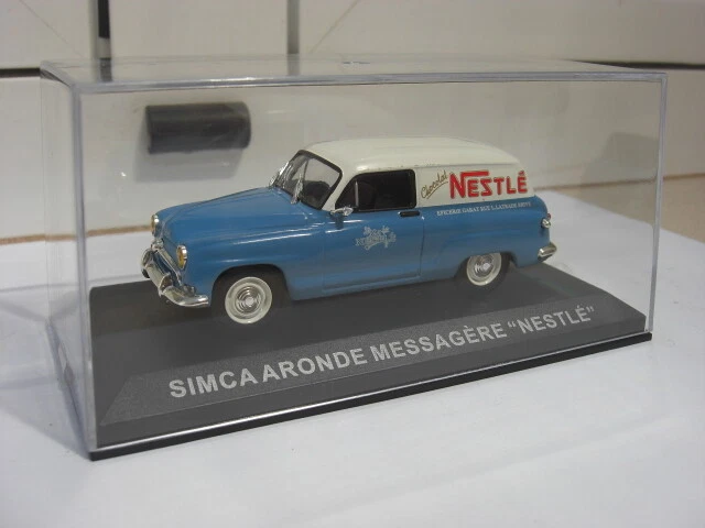 SIMCA ARONDE MESSAGÈRE NESTLÉ ixo altaya MIB 1:43 1000 1100 1500 ...
