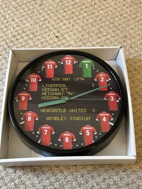 CLASSIC CUP FINAL Clock Collection Liverpool 1974 Quartz Wall Clock £11 ...